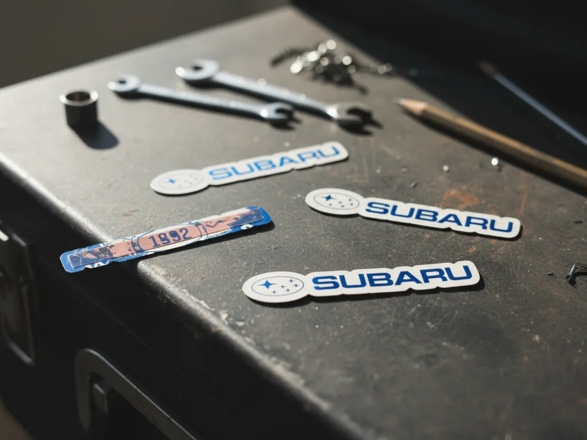 Scale car Metal laser cut Subaru Logo / Emblems / Metal Stickers | Free ...