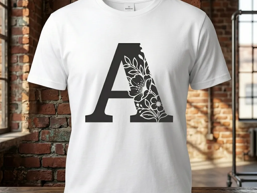 Floral Alphabet Monogram (Letter A-Z) - AI, CDR, DXF, EPS, PNG, SVG ...