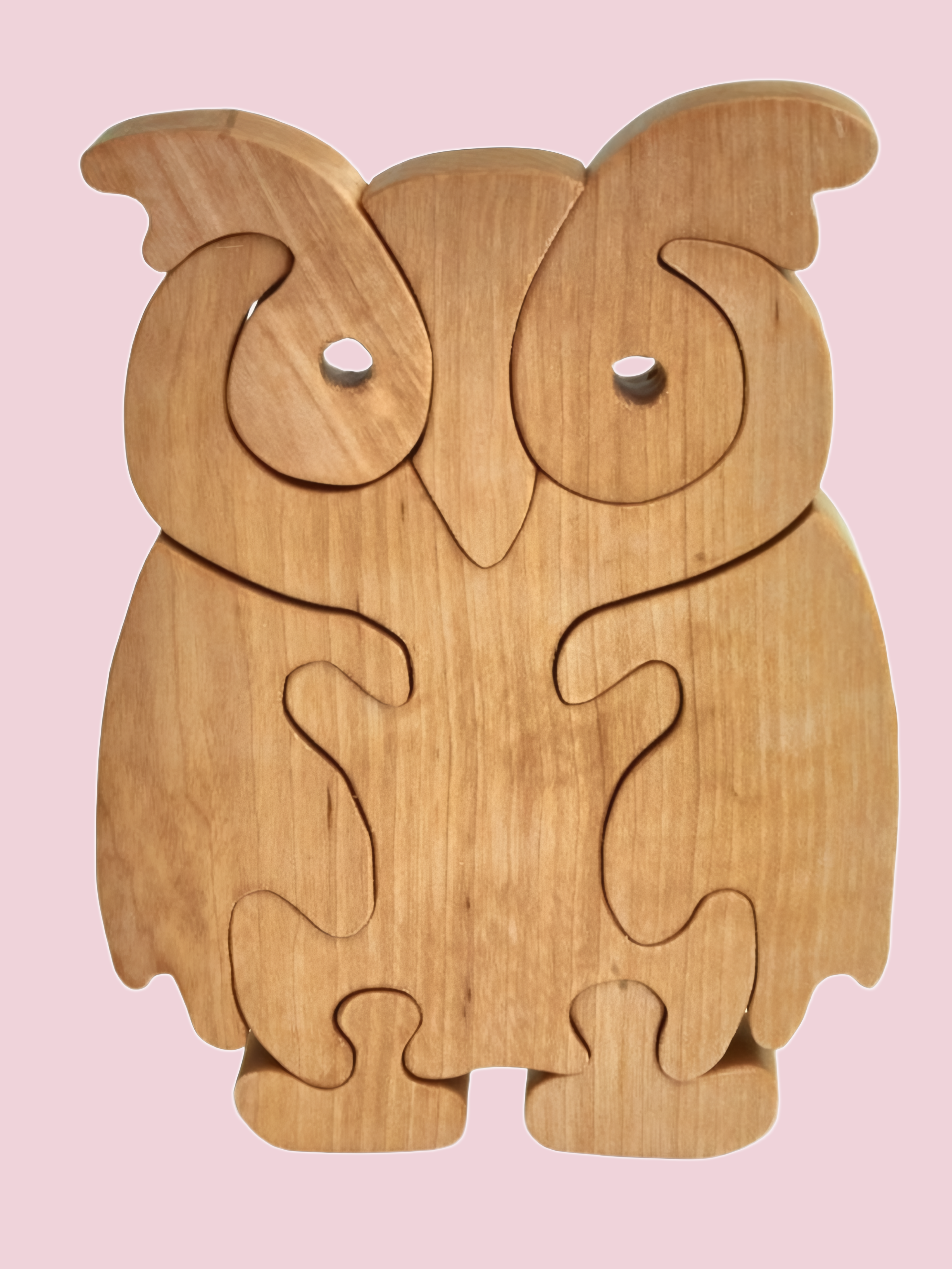 Owl Stand up Wooden Jigsaw Puzzle CNC Laser Cut DWG File | Free Files ...