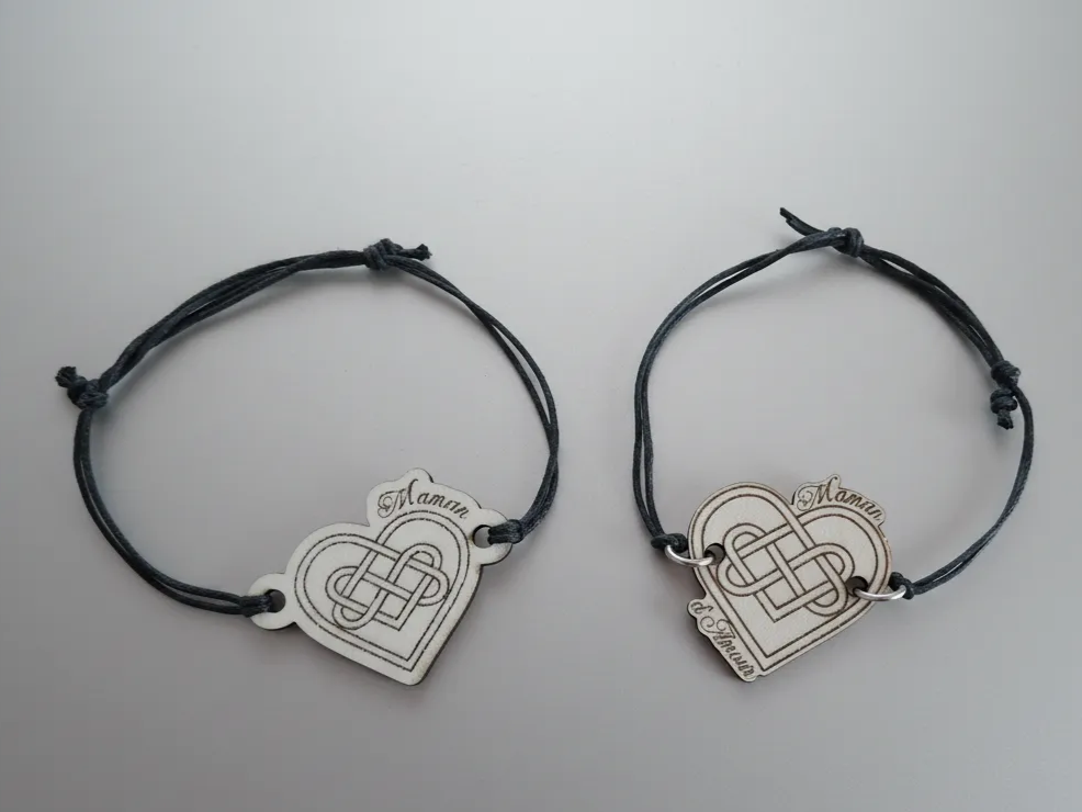 Bracelets cœur celtique pour la fête des mères en français | Free Files ...