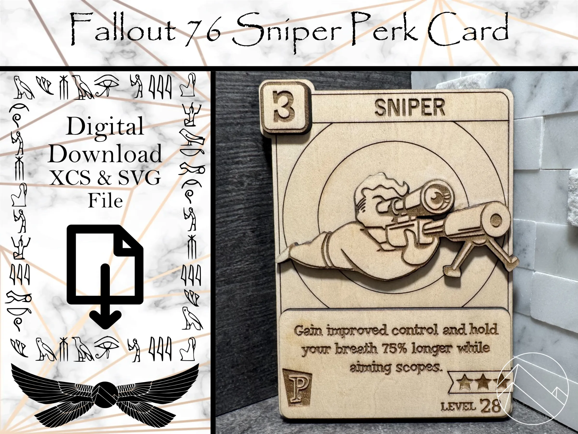 Fallout 76 Sniper Perk Card | Free Files - Atomm