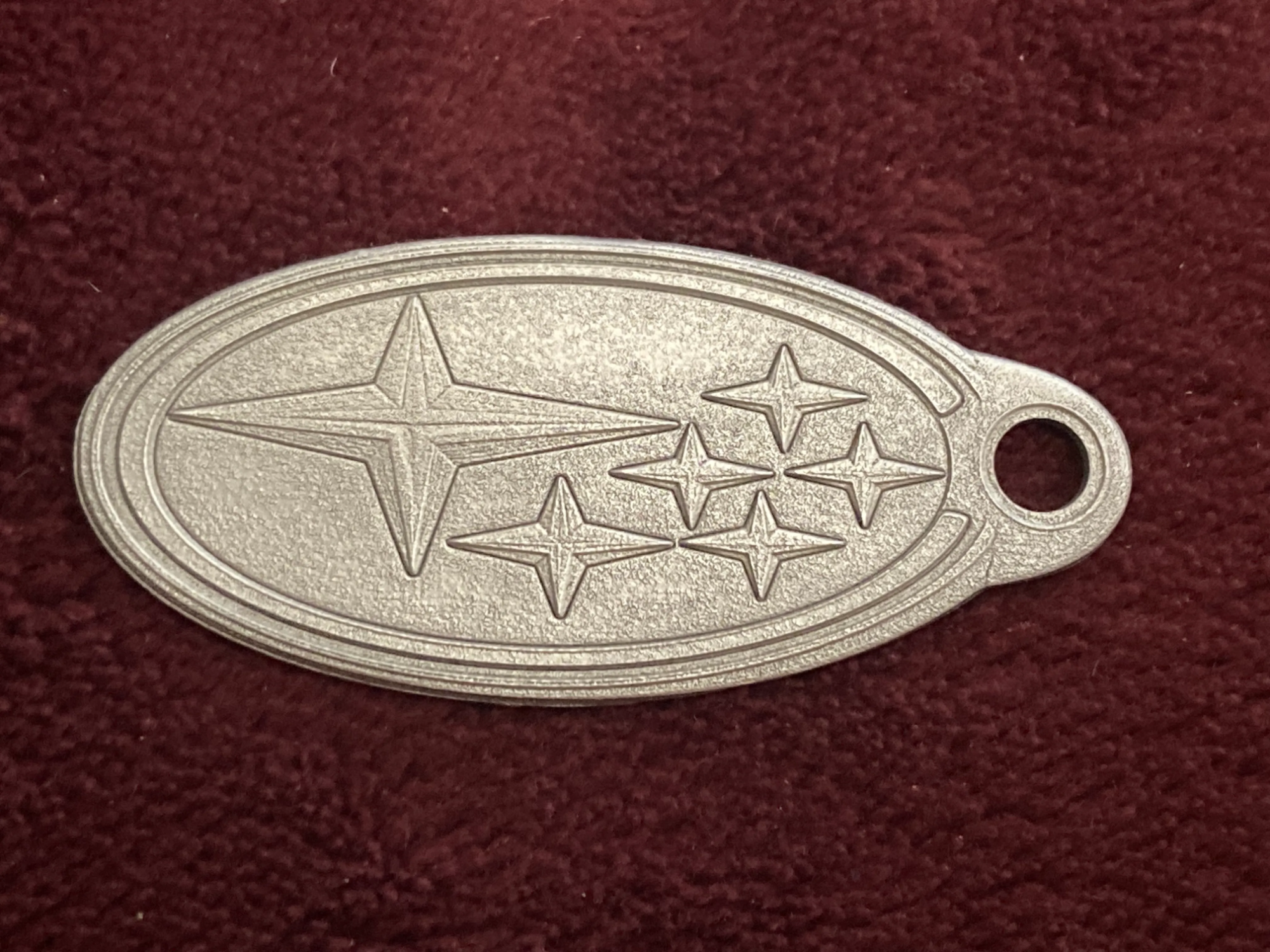 Subaru Logo Oval Keychain Tag | Free Files - Atomm