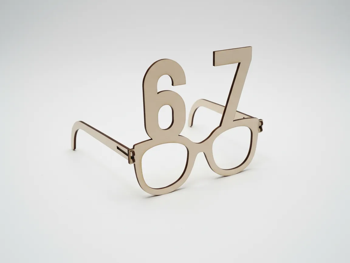 Laser cut and engrave | Laser Cut Wooden 67 Number Glasses | Free Files ...