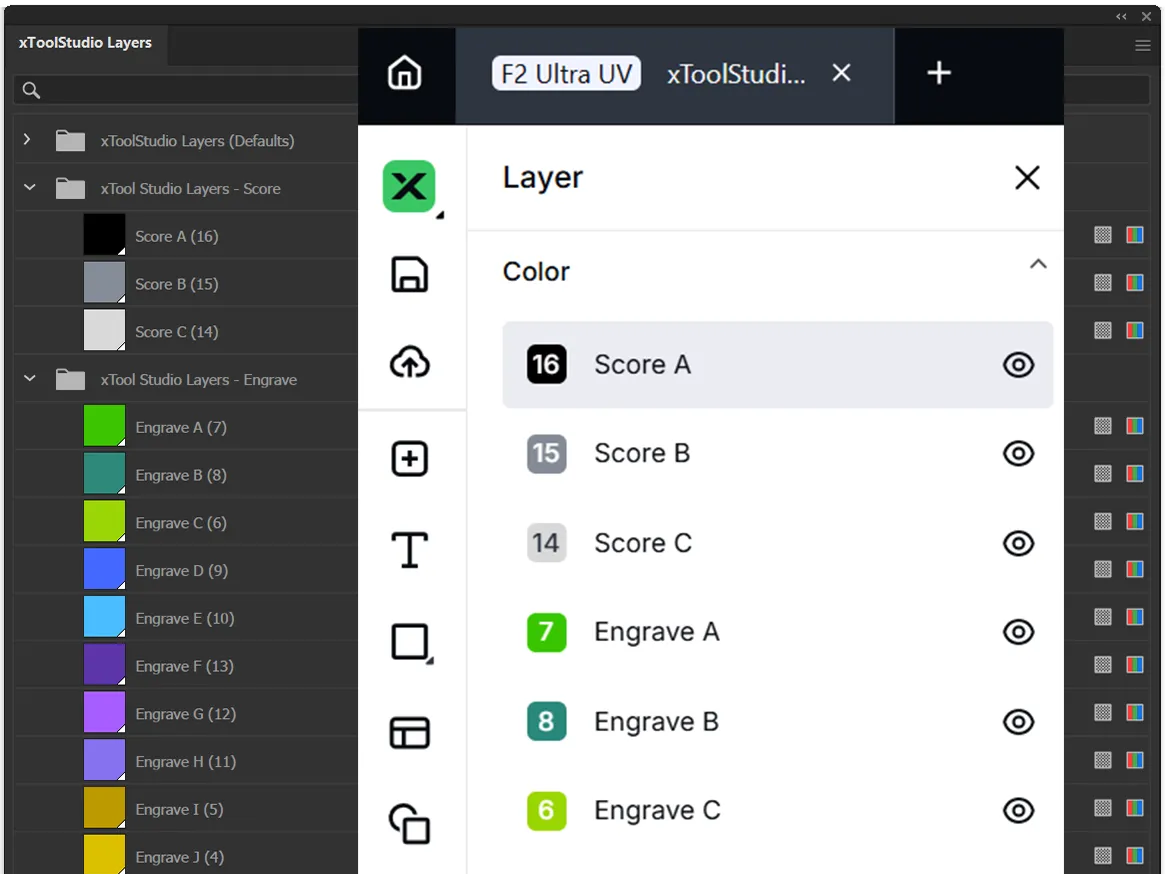 xTool Studio Layers Template and Illustrator Swatches (including CC ...