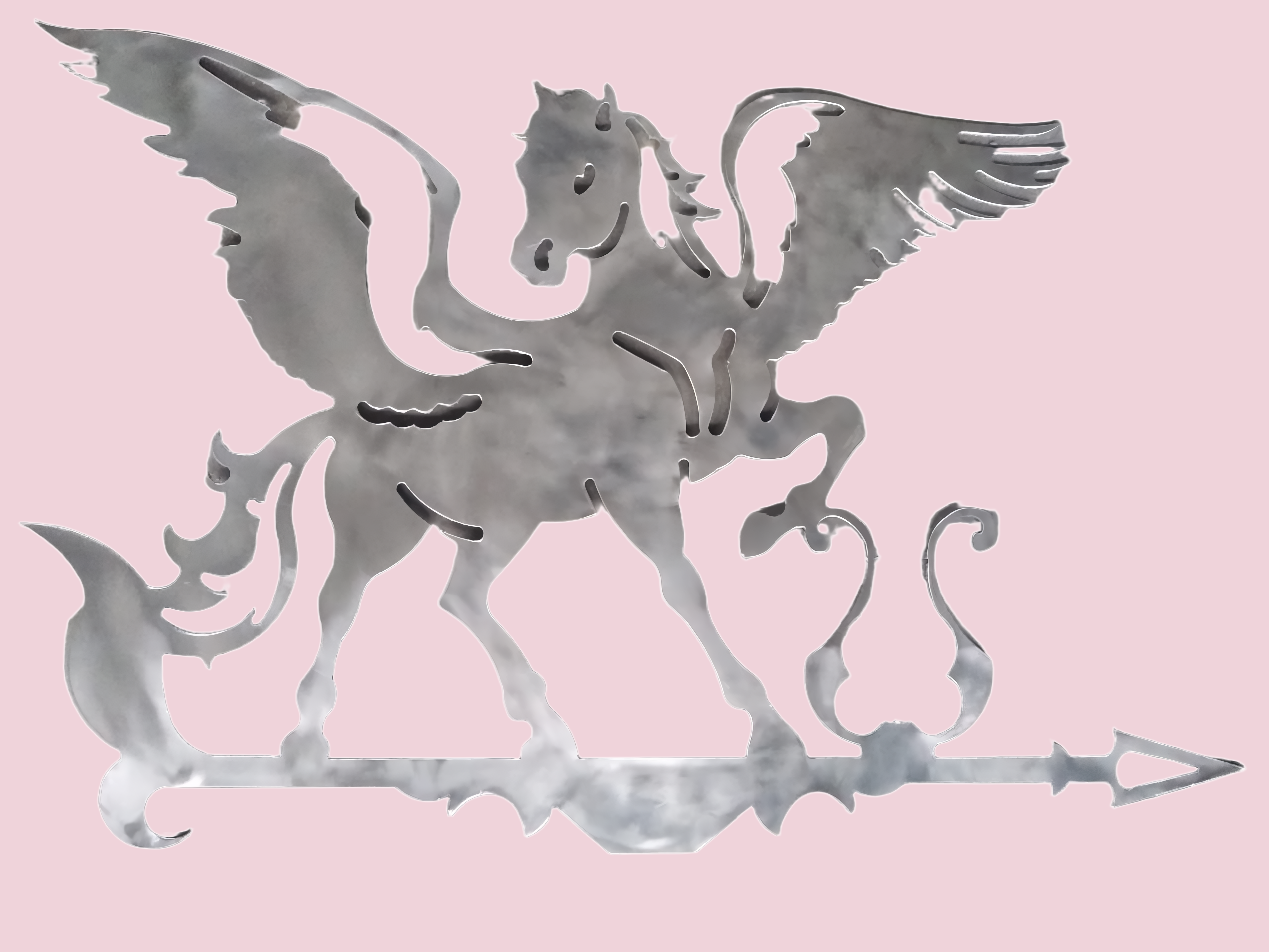 Laser cut and engrave | Laser Cut Pegasus Weathervane Plasma Art DXF ...