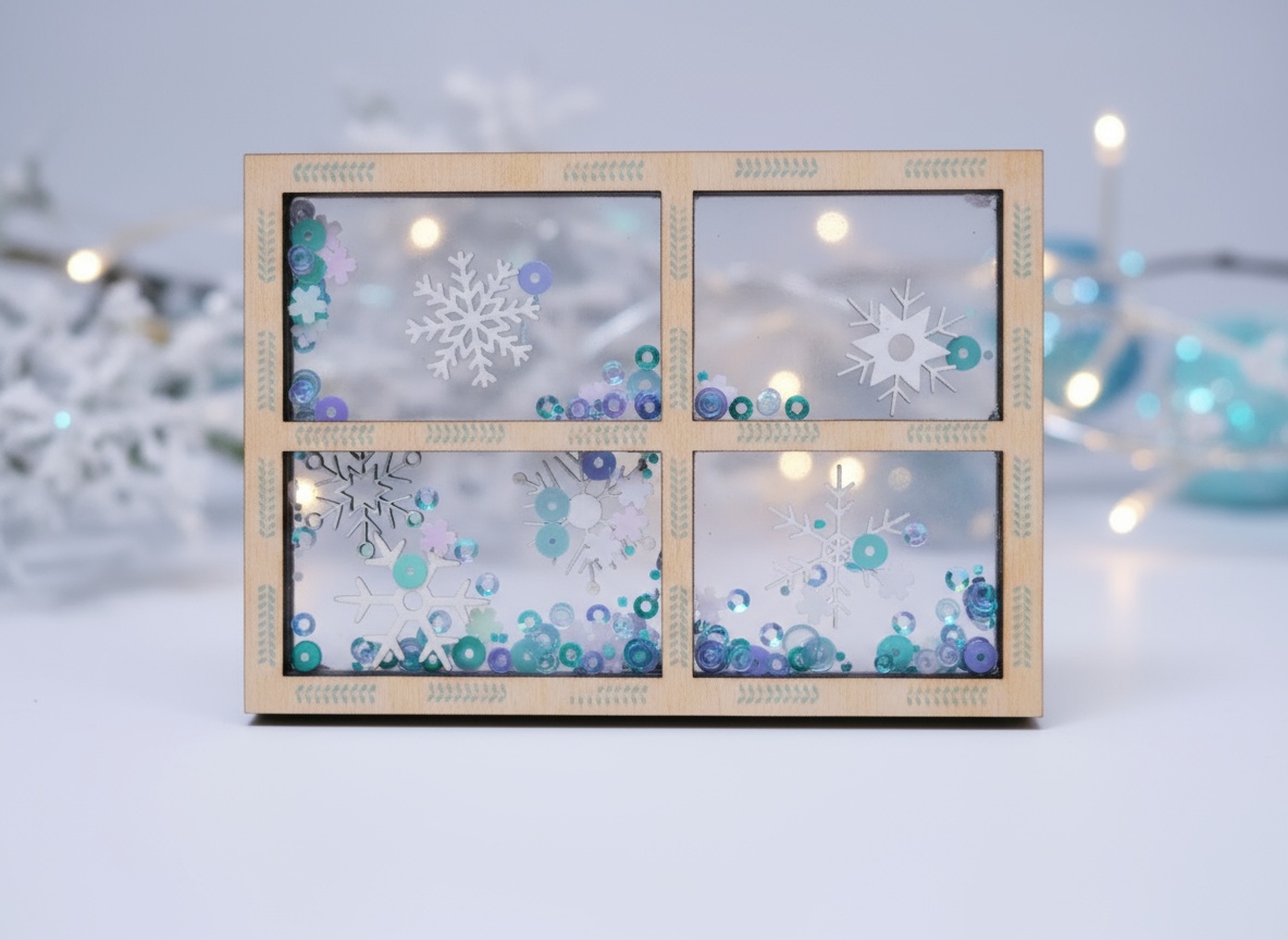 Christmas Shaker Remix Laser Cut Files & Designs - Atomm